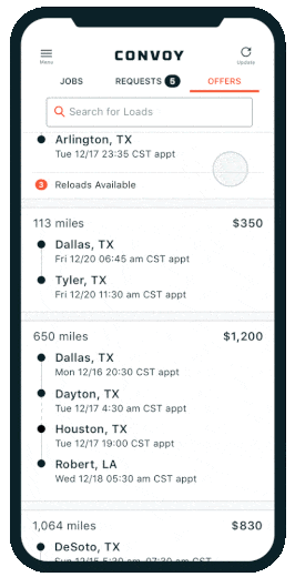 Hassle-Free Load Booking | Convoy