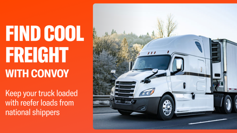 Book Reefer Freight & Loads - Free Load Board | Convoy