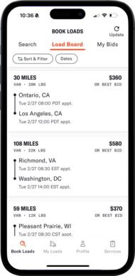 Download the Convoy App - Available on iPhone, Android